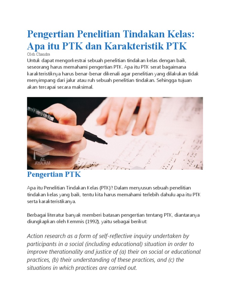 PTK Apa Itu PTK | PDF
