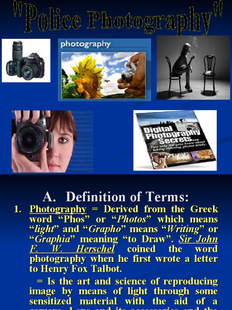 Police Photography | PDF | Incandescent Light Bulb | Shutter (Photography)