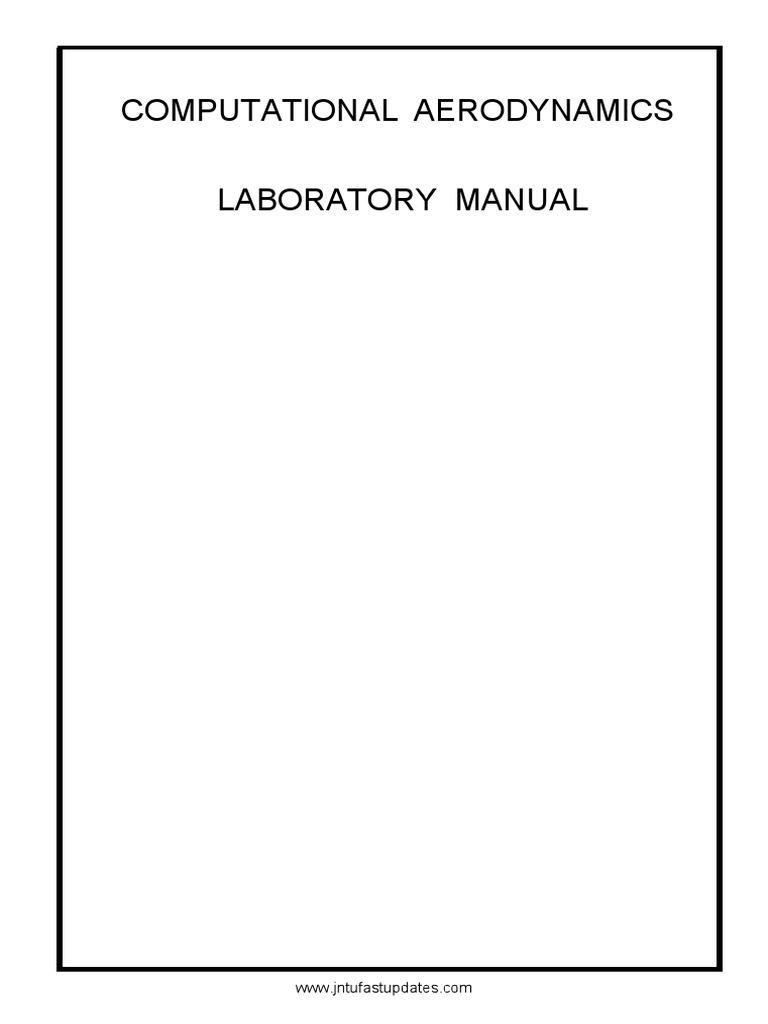 Computational Aerodynamics Lab Manual | PDF | Matlab | Class (Computer ...
