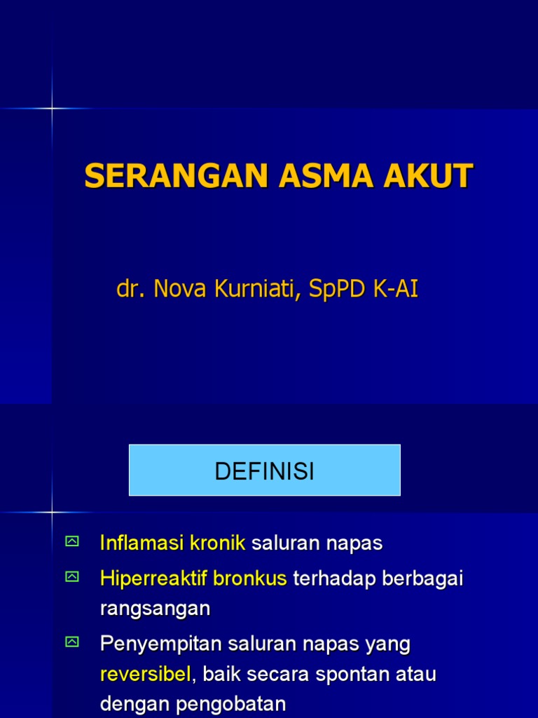 Serangan Asma Akut | PDF