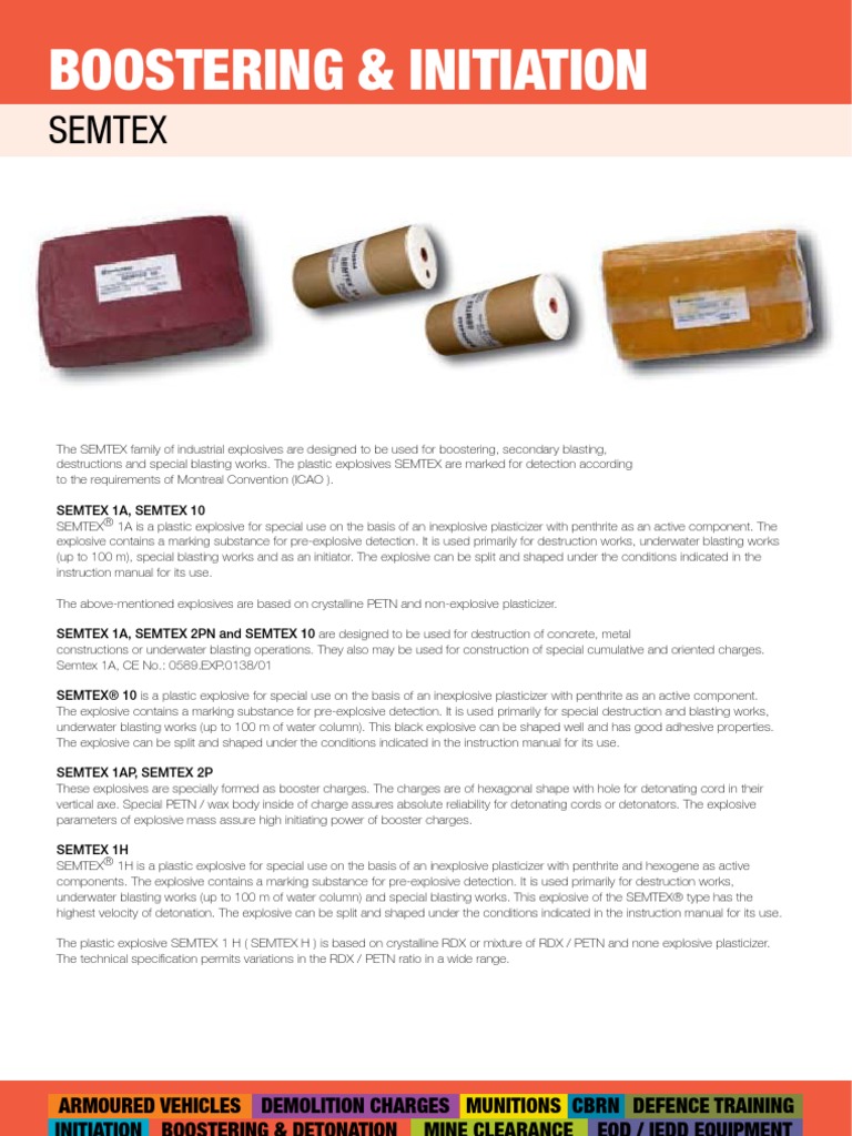 SEMTEX | Hazards | Materials | Free 30-day Trial | Scribd