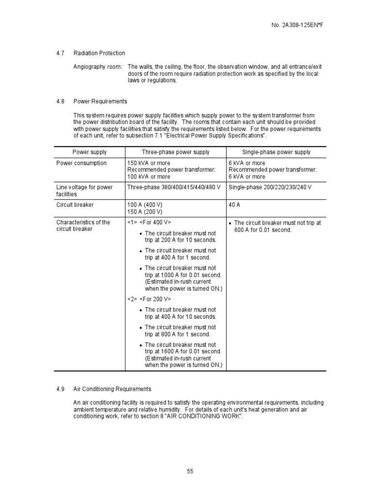 INFX8000C Power Requirements | PDF | Power Supply | Transformer