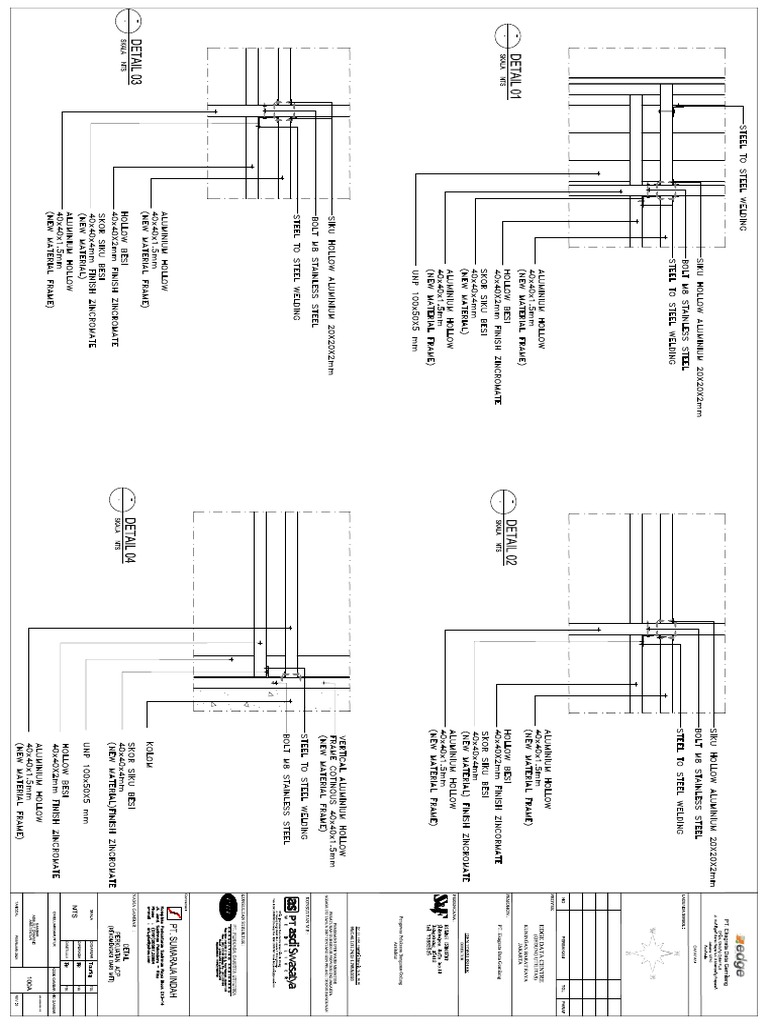 Detail Pemasangan Acp | PDF