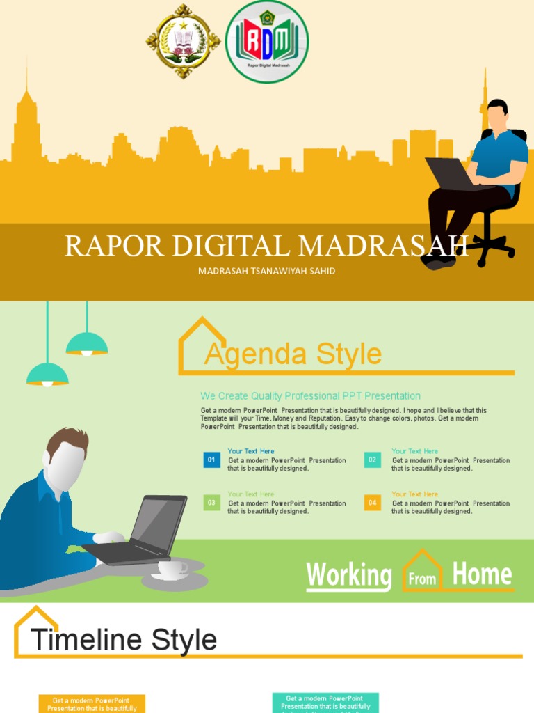 Working From Home PowerPoint Templates | PDF | Microsoft Power Point ...