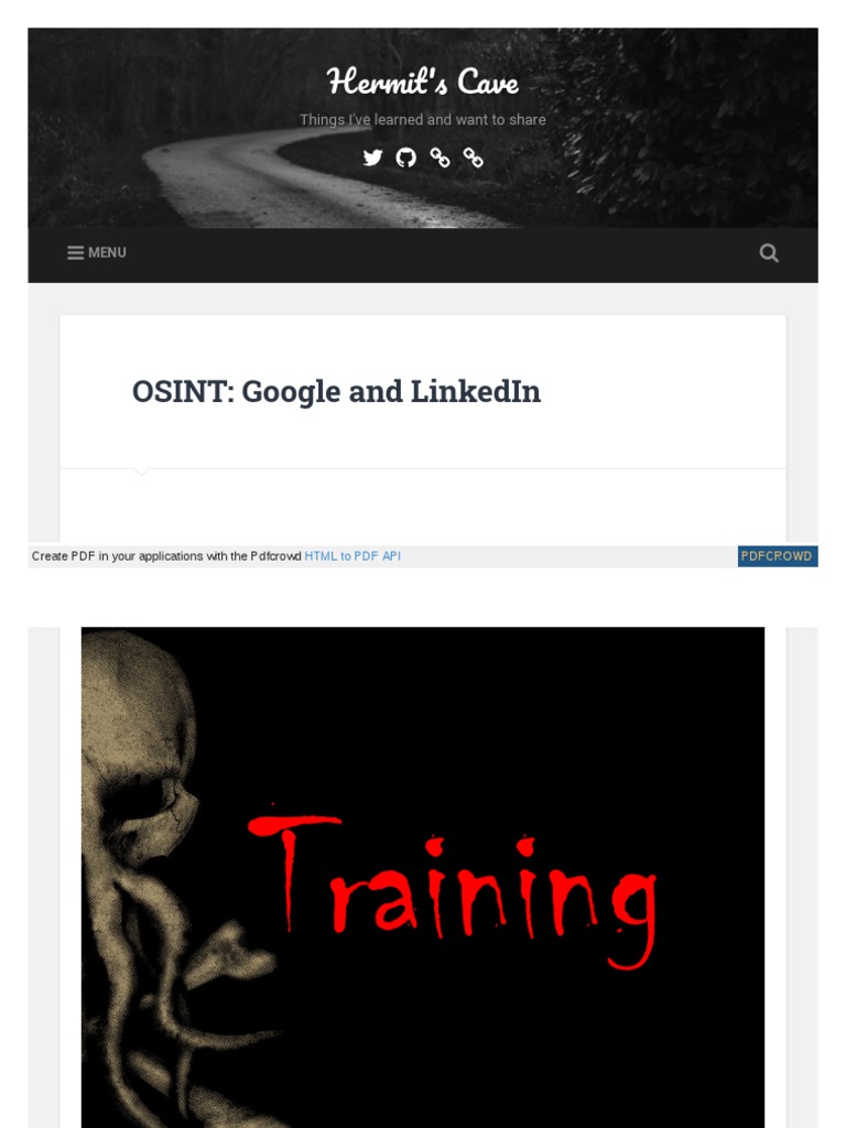 Osint Google And Linkedin Download Free Pdf Search Engine