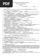 Summative Test Sa Pagbasa at Pagsusuri Sa Ibat Ibang Teksto 50 Items | PDF