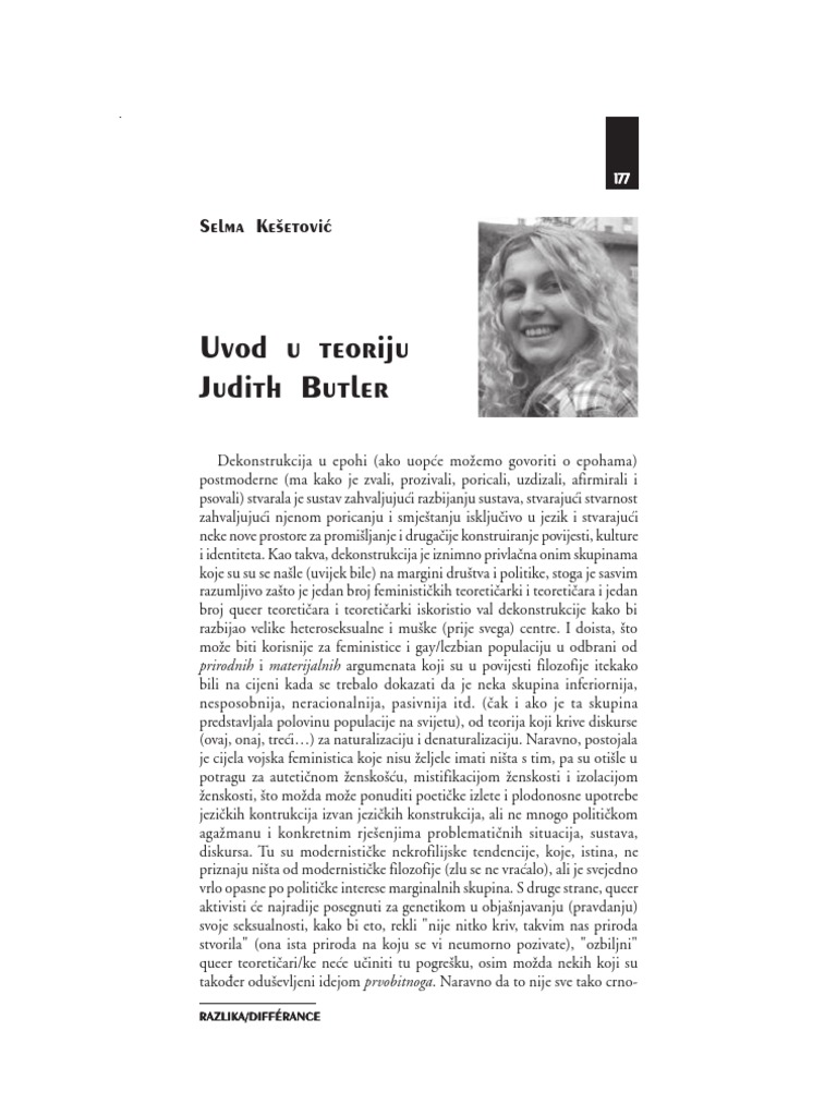 Judith Butler | PDF