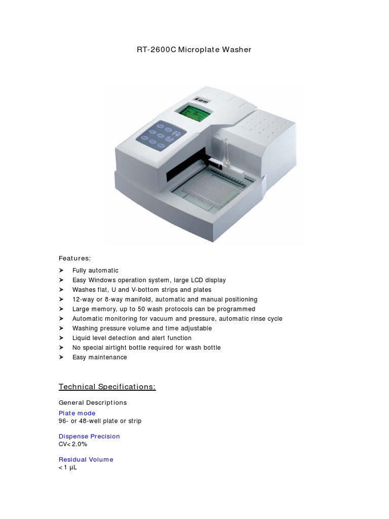Elisa Washer RT2600C | PDF | Technology & Engineering