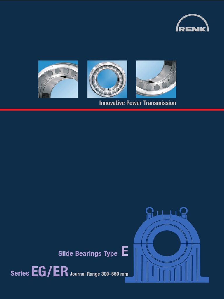 Eg/Er: Slide Bearings Type | PDF | Bearing (Mechanical) | Lubricant