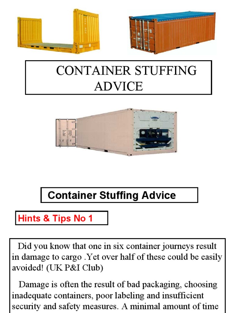 Container Stuffing | PDF | Cargo | Door