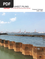 Sheet Pile Specifications Guide | PDF | Building Materials