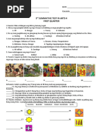 ARTS 5 Q4 - Performance Task No. 2 - PAPER MACHE | PDF