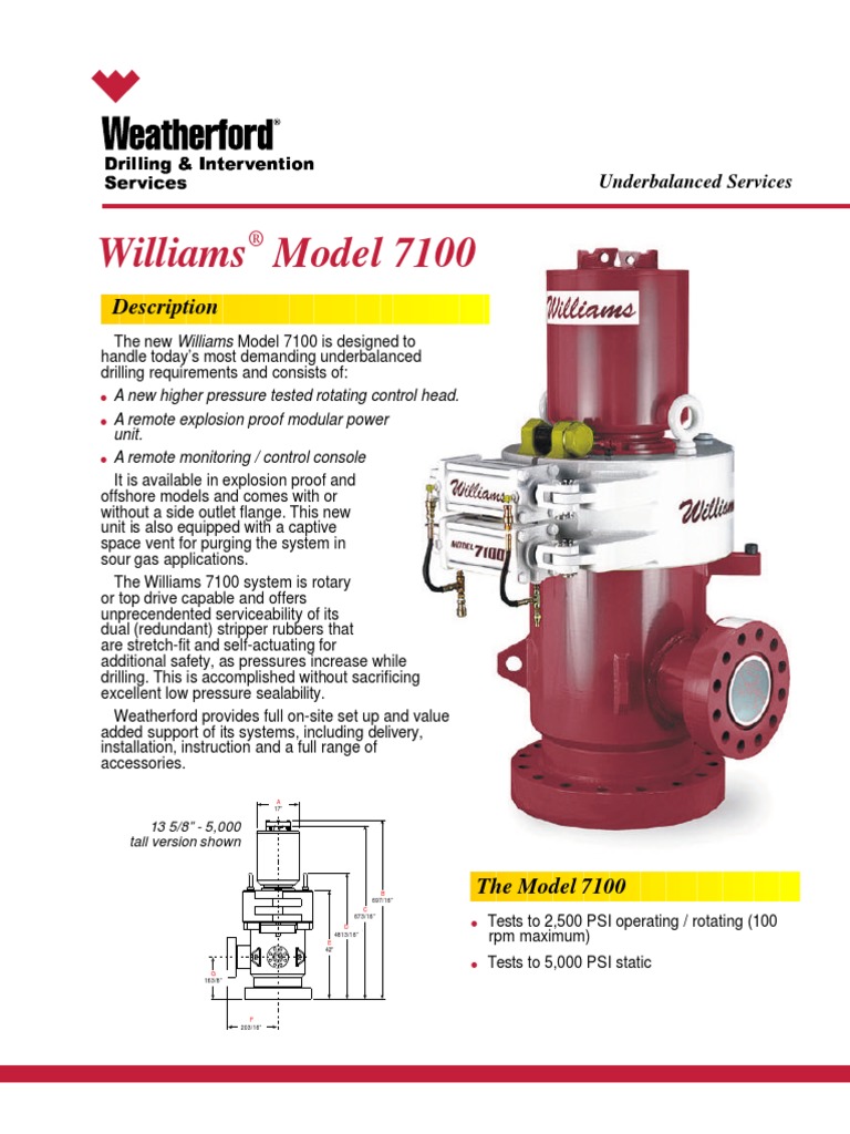 7100 Brochure | PDF | Mechanical Engineering | Manufactured Goods