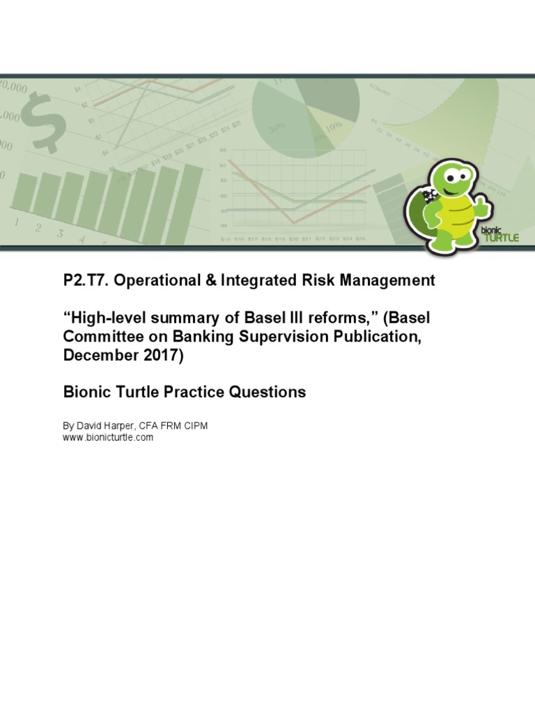 Practice Question High-Level Summary of Basel III Reforms | PDF | Basel Iii | Operational Risk