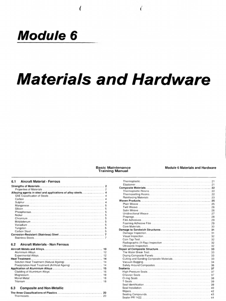 Module 6 - Materials and Hardware S | PDF | Building Engineering | Plumbing