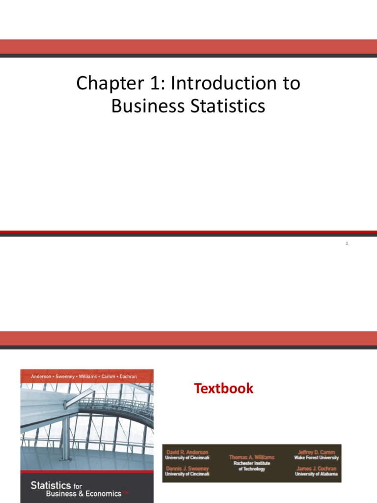 Session 1-Introduction To Business Statistics | PDF | Statistics ...