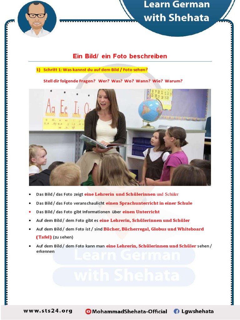 #25 B1 Bildbeschreibung Schritt 1 | PDF