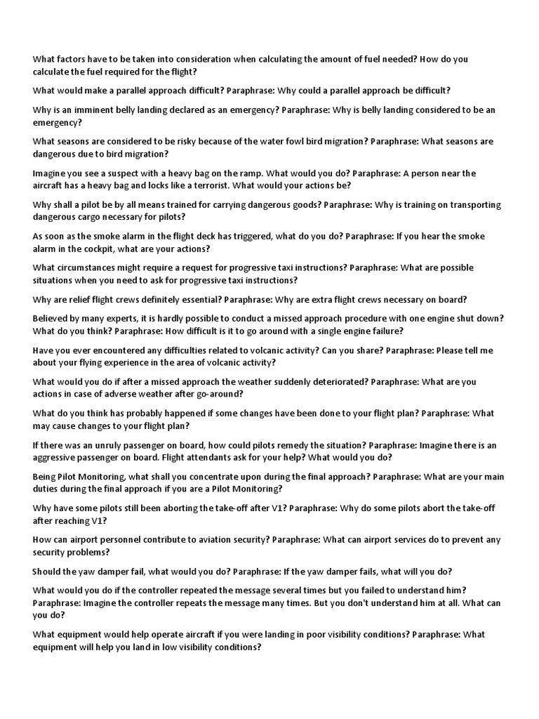 ICAO Level 5 Question List | PDF | Airport | Air Traffic Control