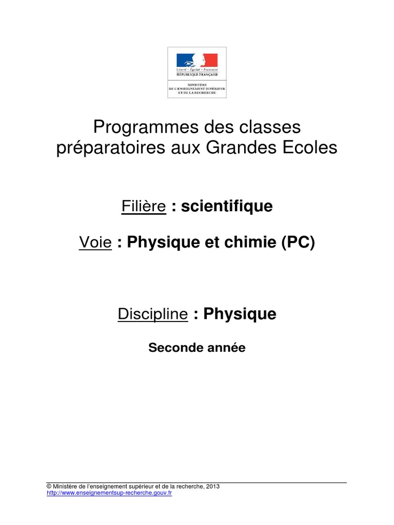 Physique PC 1 | PDF | Optique | Interférométrie
