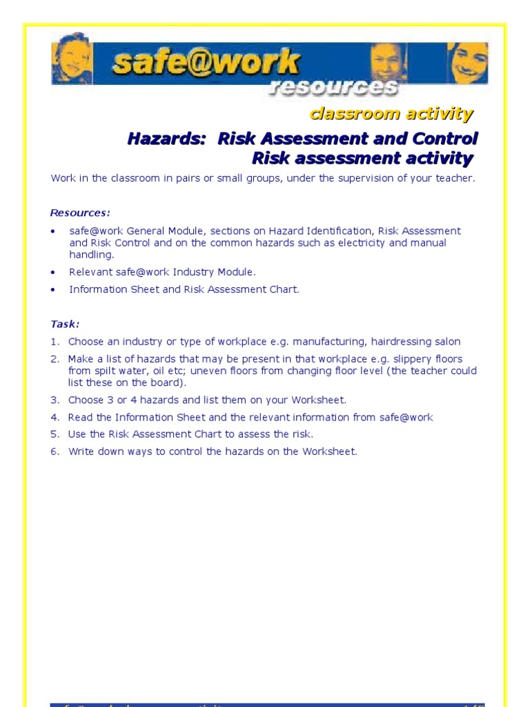 Activity 07 | PDF | Risk Assessment | Risk