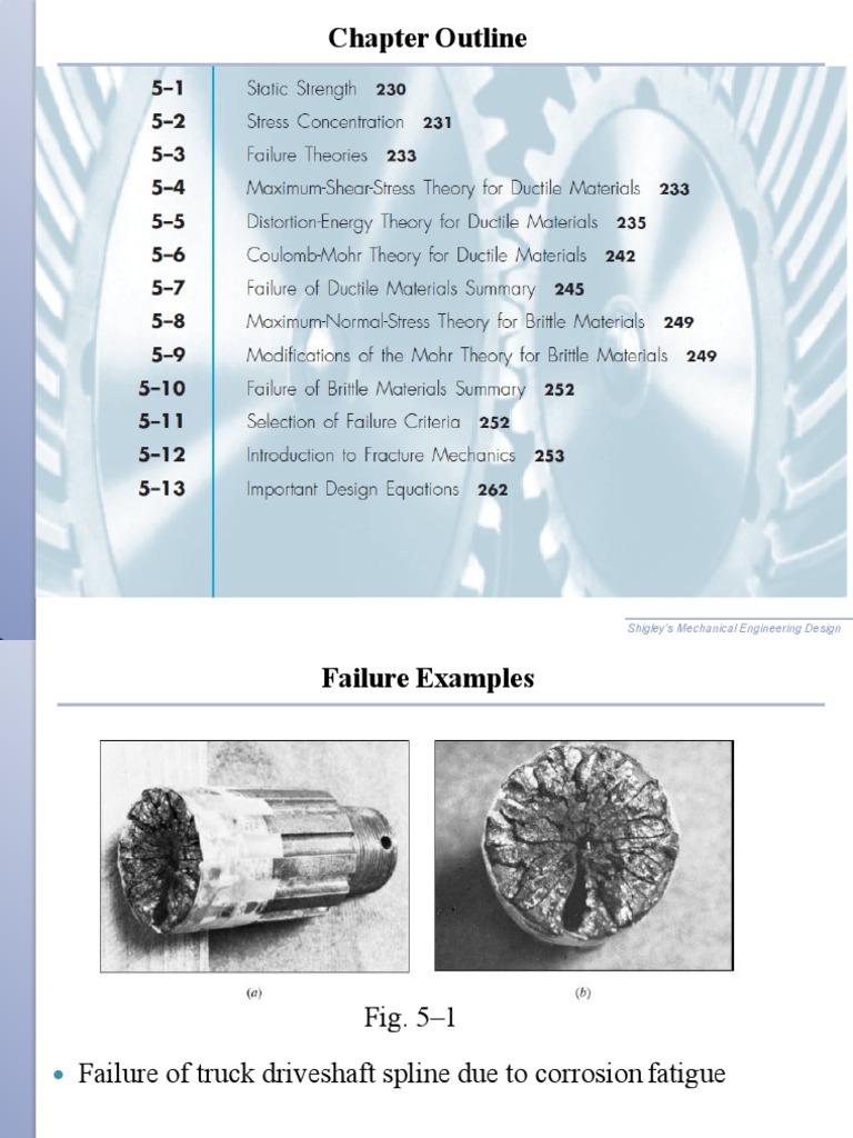 3.W-ch 3-Static Failure | PDF | Fracture Mechanics | Fracture