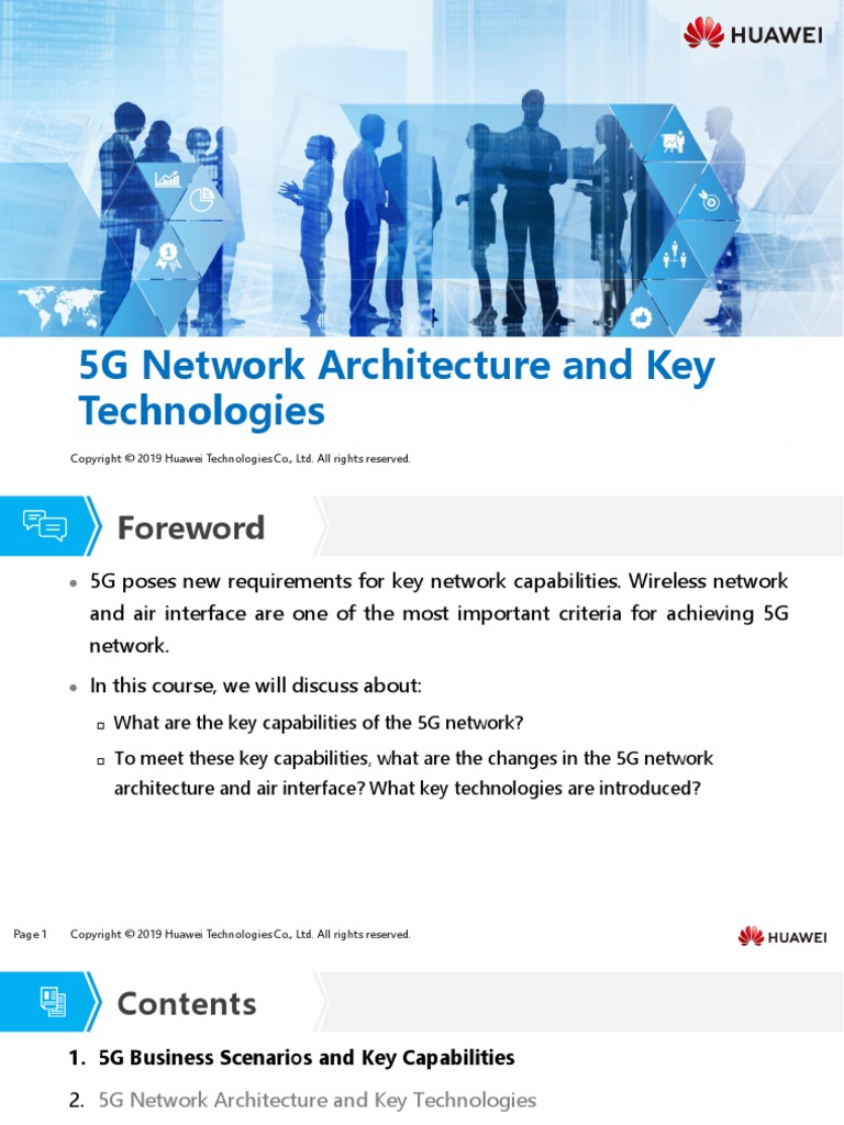 02 HCIA 5G Network Architecture and Key Technologies | Download Free ...