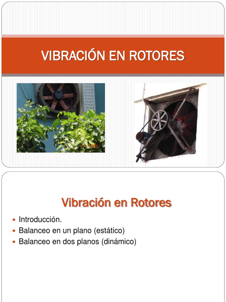 10 Vibración en Rotores | PDF | Vector Euclidiano | Rotación