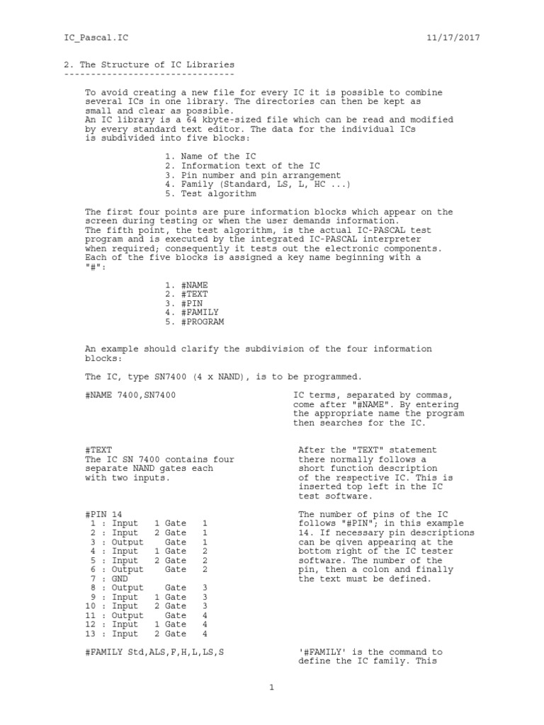 IC Pascal | PDF | Control Flow | Computer File