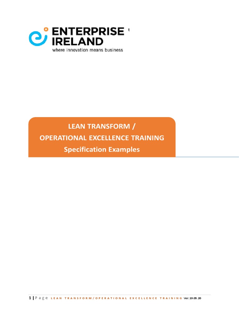 Lean Six Sigma Yellow Belt Project Examples | PDF | Six Sigma | Energy ...