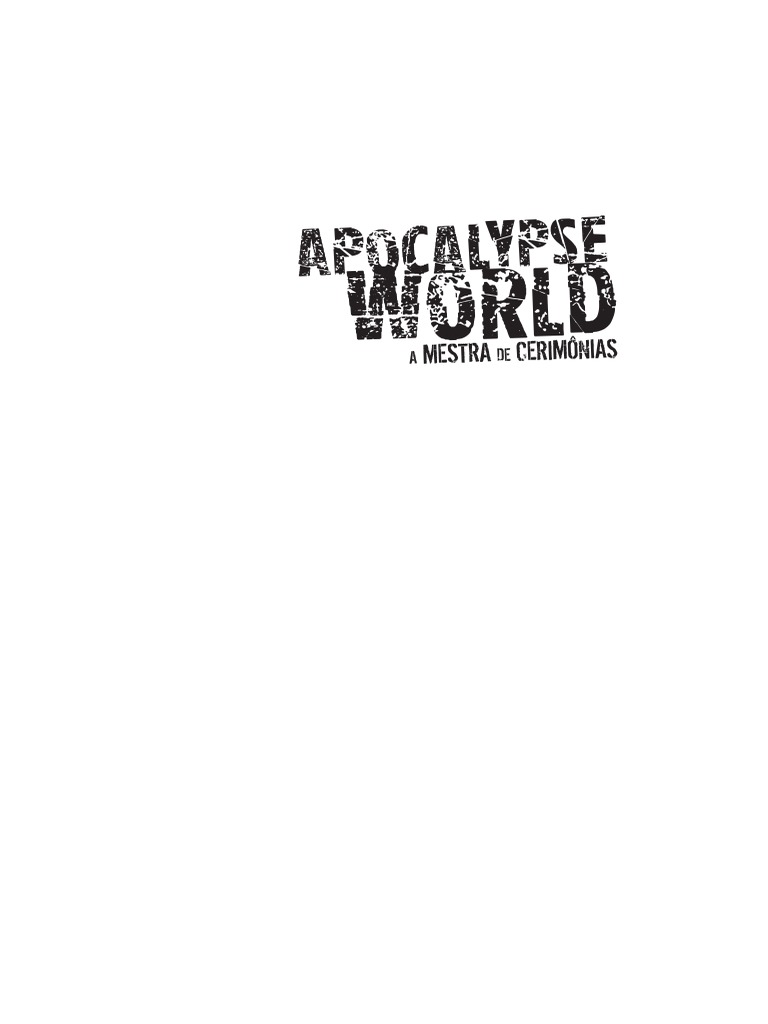 Apocalypse World | PDF | Jogos de RPG