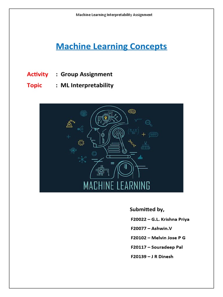 ML Interpretability Assignment | PDF | Artificial Neural Network ... ML Interpretability Assignment | PDF | Artificial Neural Network ...