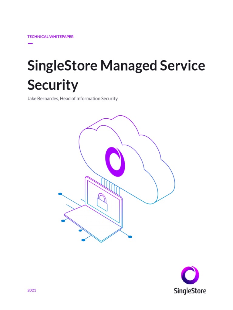 Security in SingleStore Services | PDF | Cloud Computing | Password
