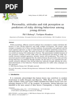 Driver Behaviour Questionnaire Overview | PDF | Traffic | Speed Limit