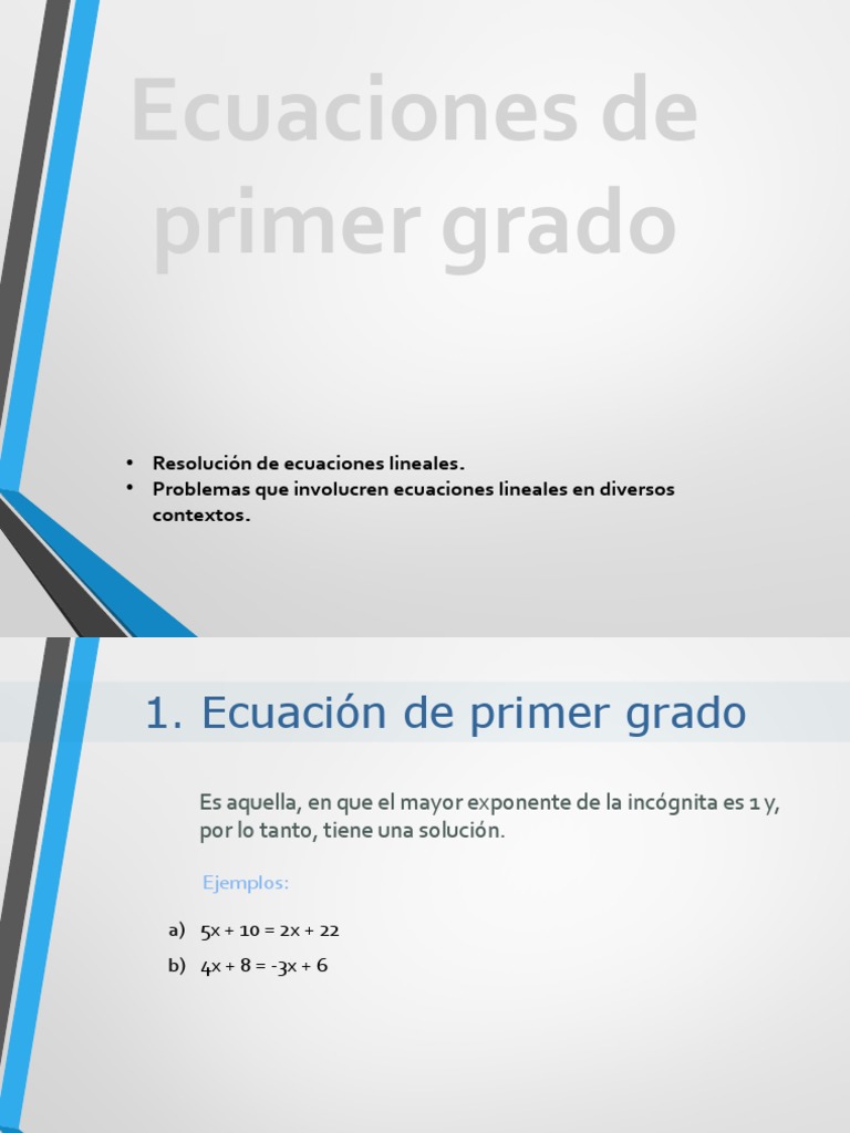 Algebra 02 Ecuaciones e Inecuaciones | PDF | Desigualdad (Matemáticas) | Ecuaciones