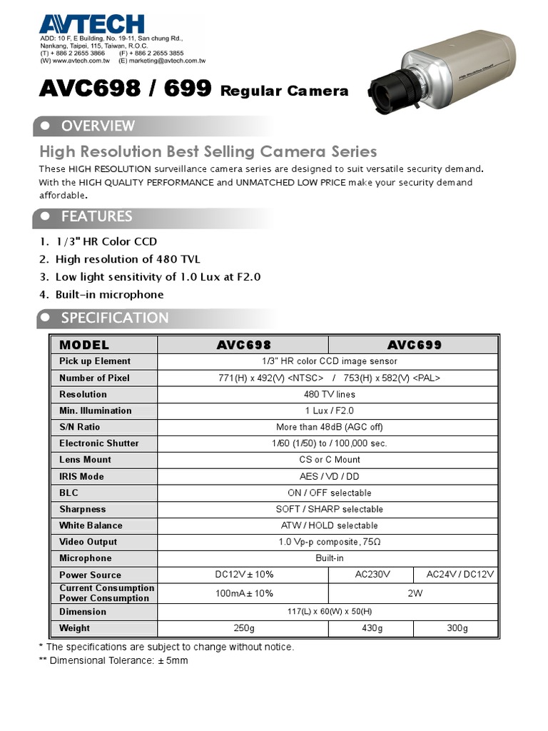 High Resolution, Low Cost Surveillance Cameras for Versatile Security ...