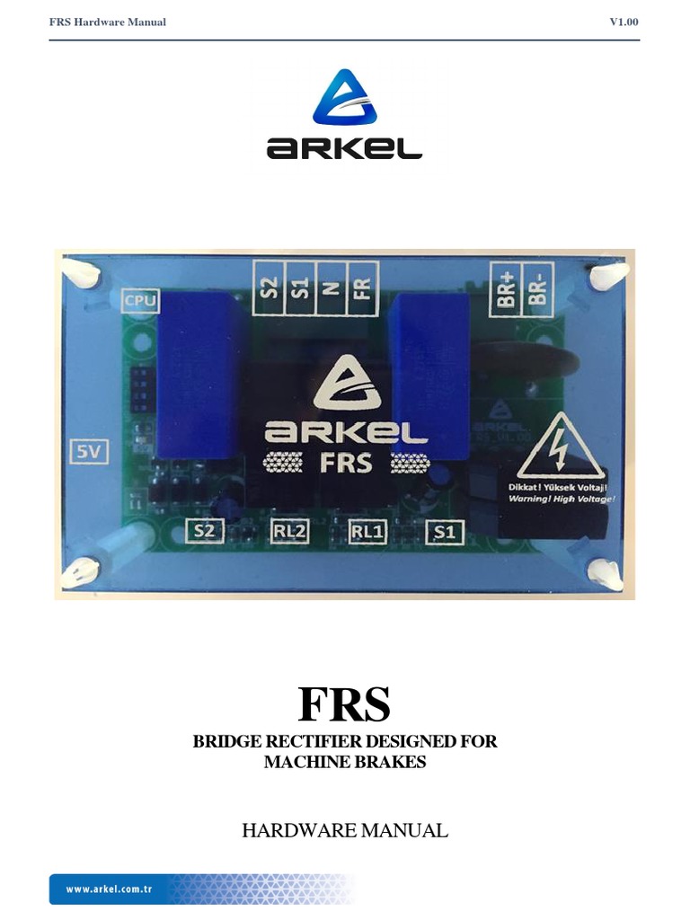 FRS Hardware Manual.V100.en | PDF | Rectifier | Electrical Engineering