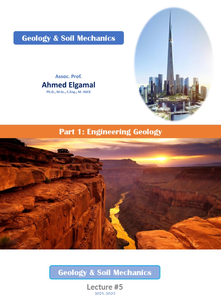 Geology & Soil Mechanics: Ahmed Elgamal | Descargar gratis PDF | Rock (Geology) | Stress (Mechanics)