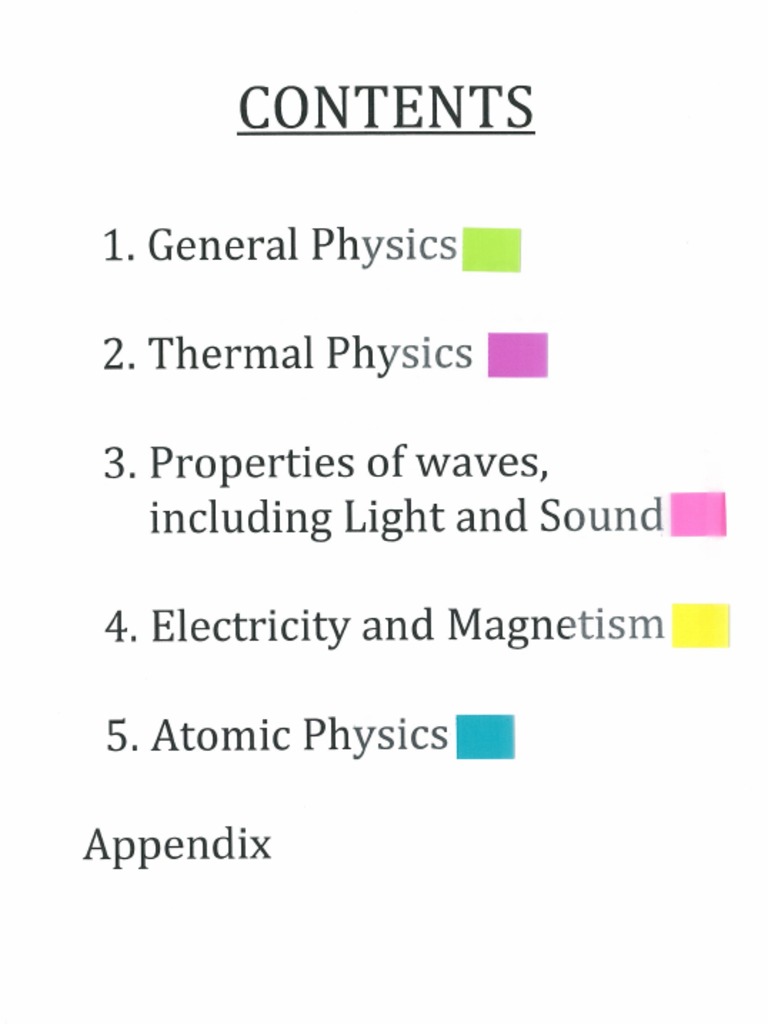 Igcse Physics Notes | PDF