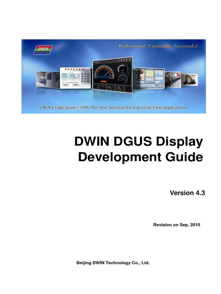 Dwin Dgus Dev Guide - v43 - 2015 | PDF | Icon (Computing) | Computer File