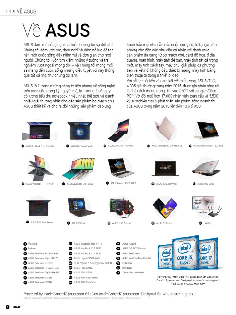 ROG Product Guide Q3'2018 | PDF