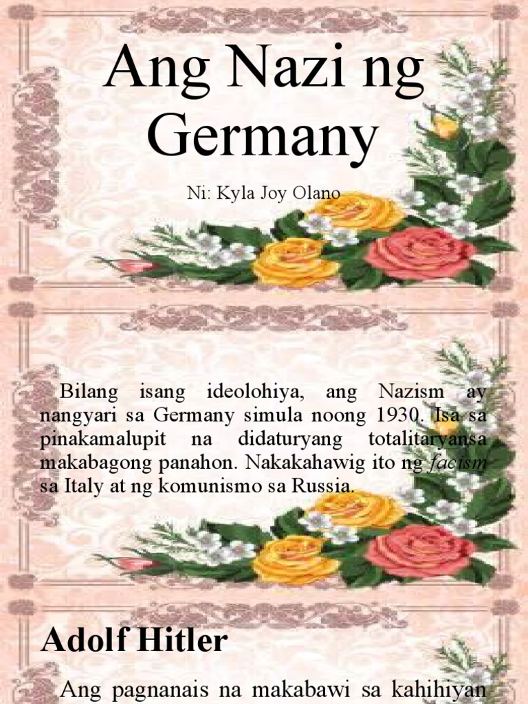Ang Nazi NG Germany | PDF