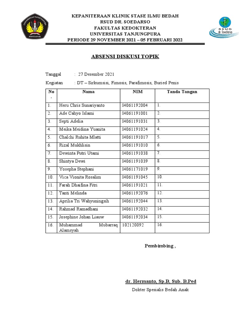 ABSENSI Diskusi Topik | PDF