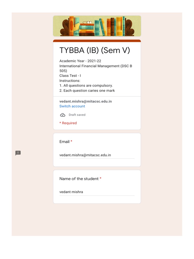 TYBBA (IB) (Sem V) | PDF | Foreign Exchange Market | Capital Account