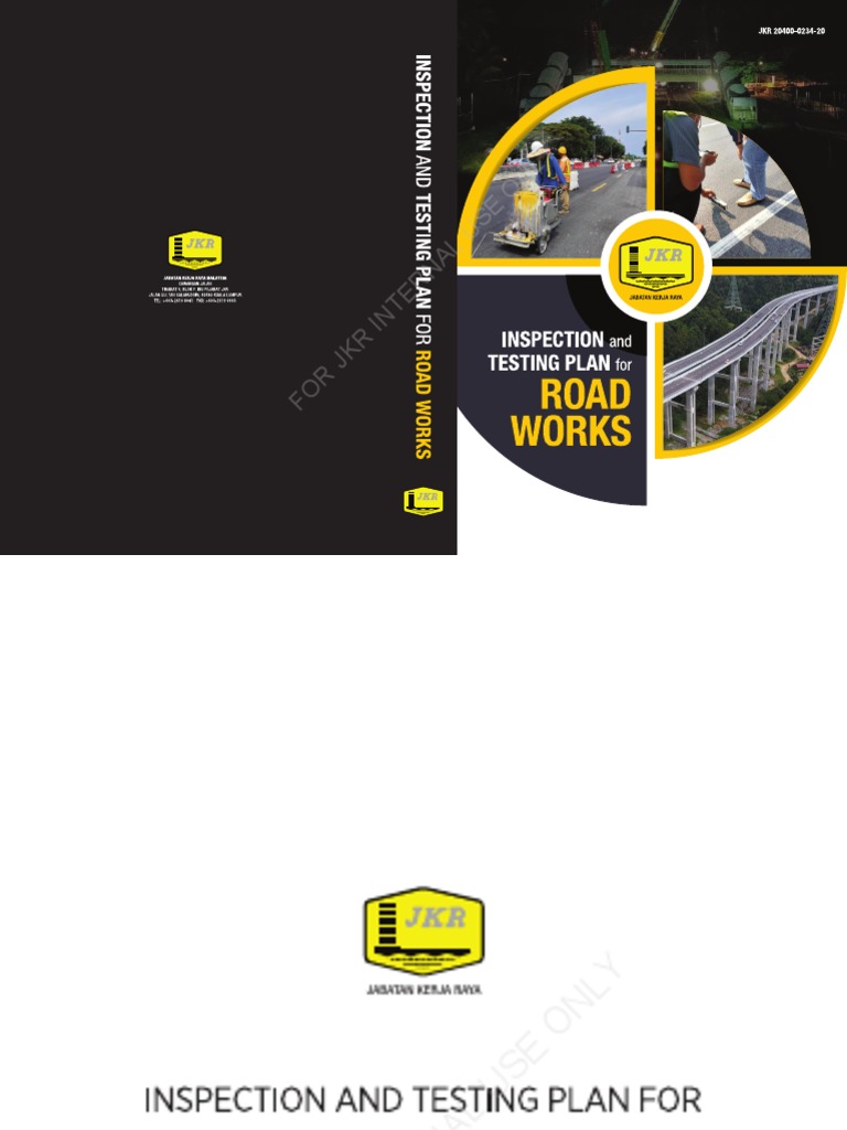 Itp For Road Work | PDF