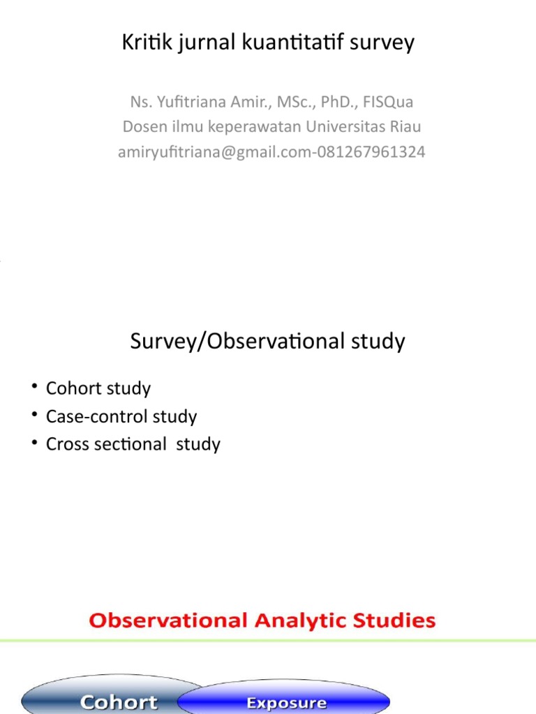 Guidelines for Reporting Quantitative Observational Research: An Analysis of the STROBE ...