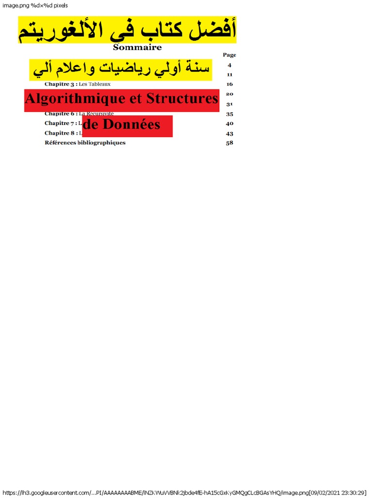 Algorithmique Et Structures de Données Cours Et Travaux Dirigés أفضل كتاب في ال | PDF
