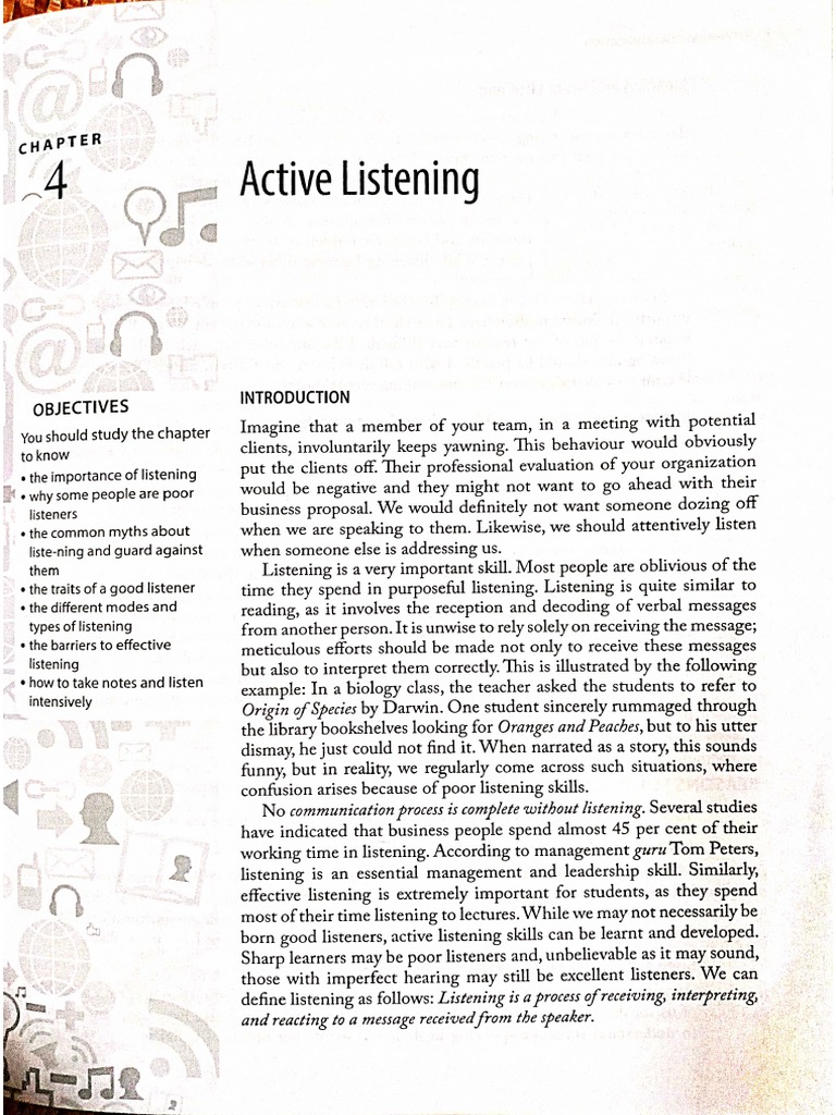 Active Listening | PDF
