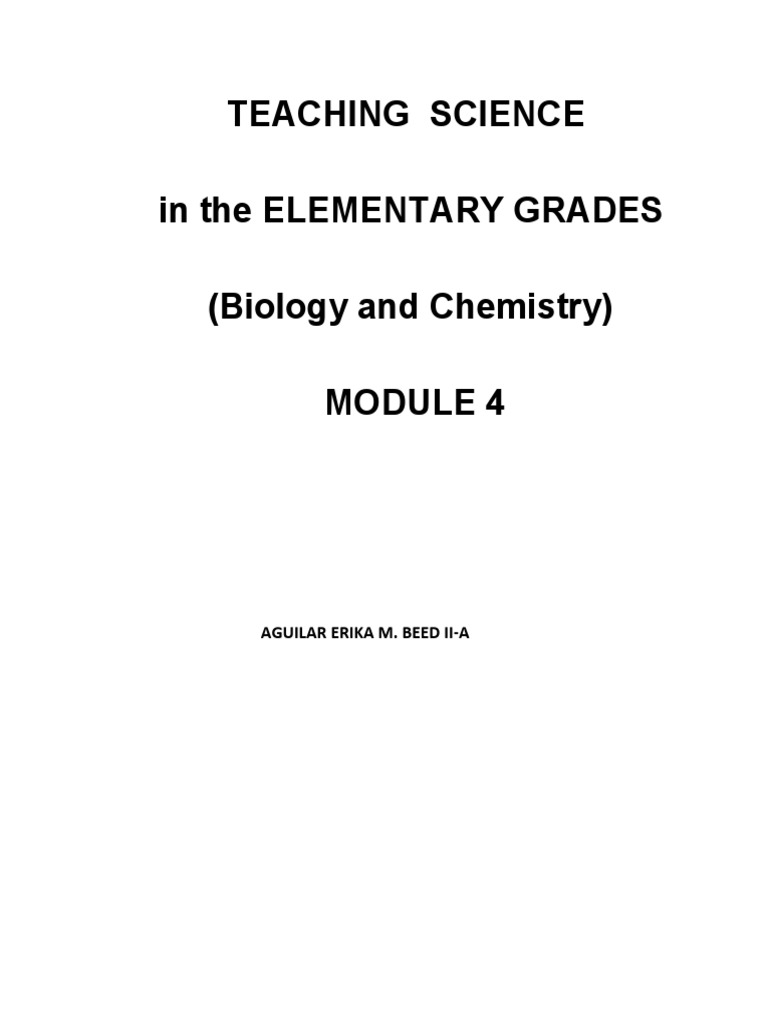 Module 4 Teaching Science | PDF | Constructivism (Philosophy Of ...