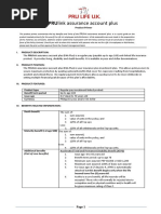 Premium Rates Table PRUShield - PRUExtra | PDF | Social Programs