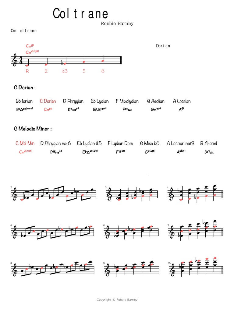 The Coltrane Pentatonic | PDF